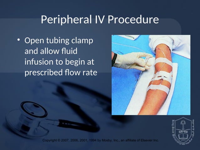 LECTURE 8 Vascular access Medication Administration | PPT