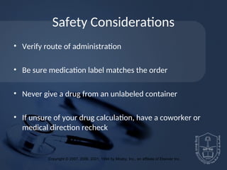 LECTURE 8 Vascular access Medication Administration | PPT