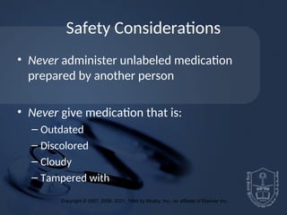 LECTURE 8 Vascular access Medication Administration | PPT