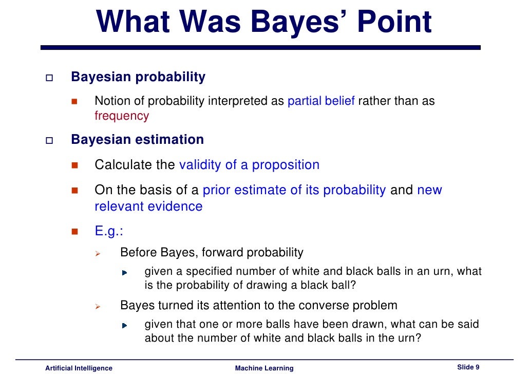 Lecture9 - Bayesian-Decision-Theory