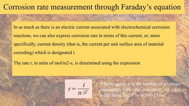 Corrosion Rates and Units | PPTX | Chemistry | Science