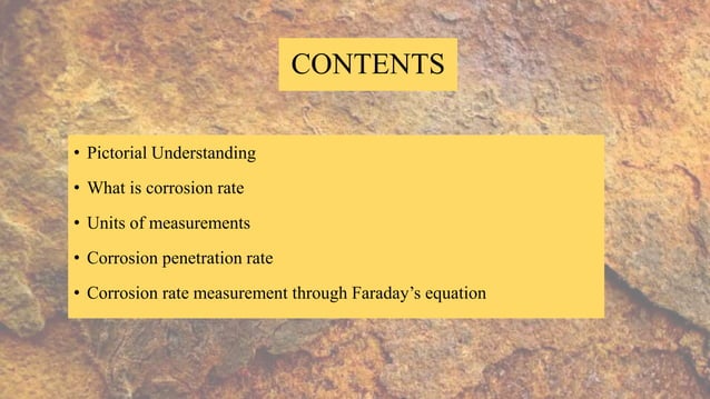 Corrosion Rates and Units | PPTX | Chemistry | Science