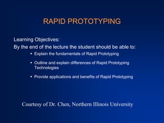 Lecture (SLS) RP Rapid Prototyping Method | PPT