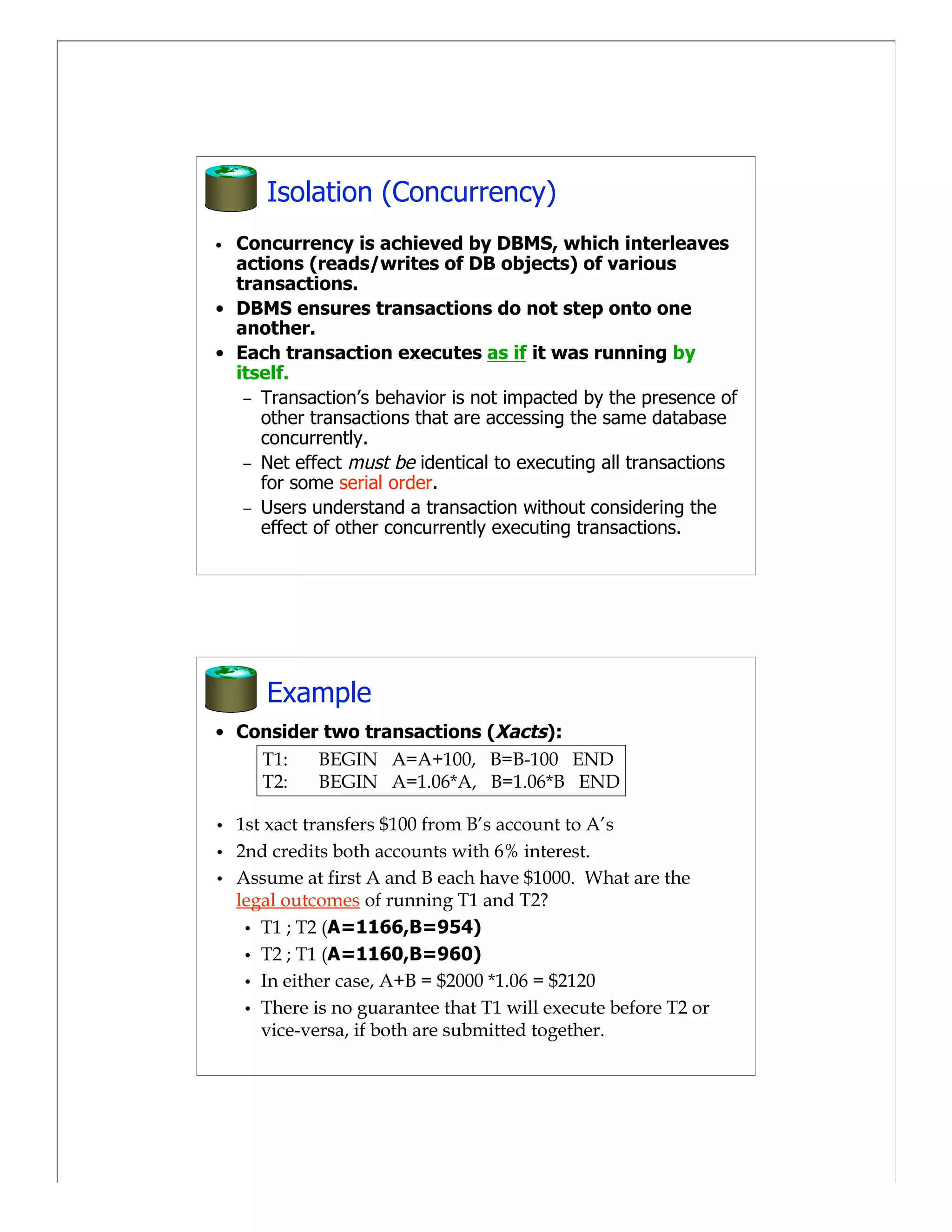 Transaction & Concurrency Control | PDF Transaction & Concurrency Control | PDF