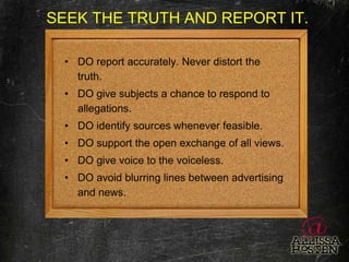 Newspaper ethics | PPT