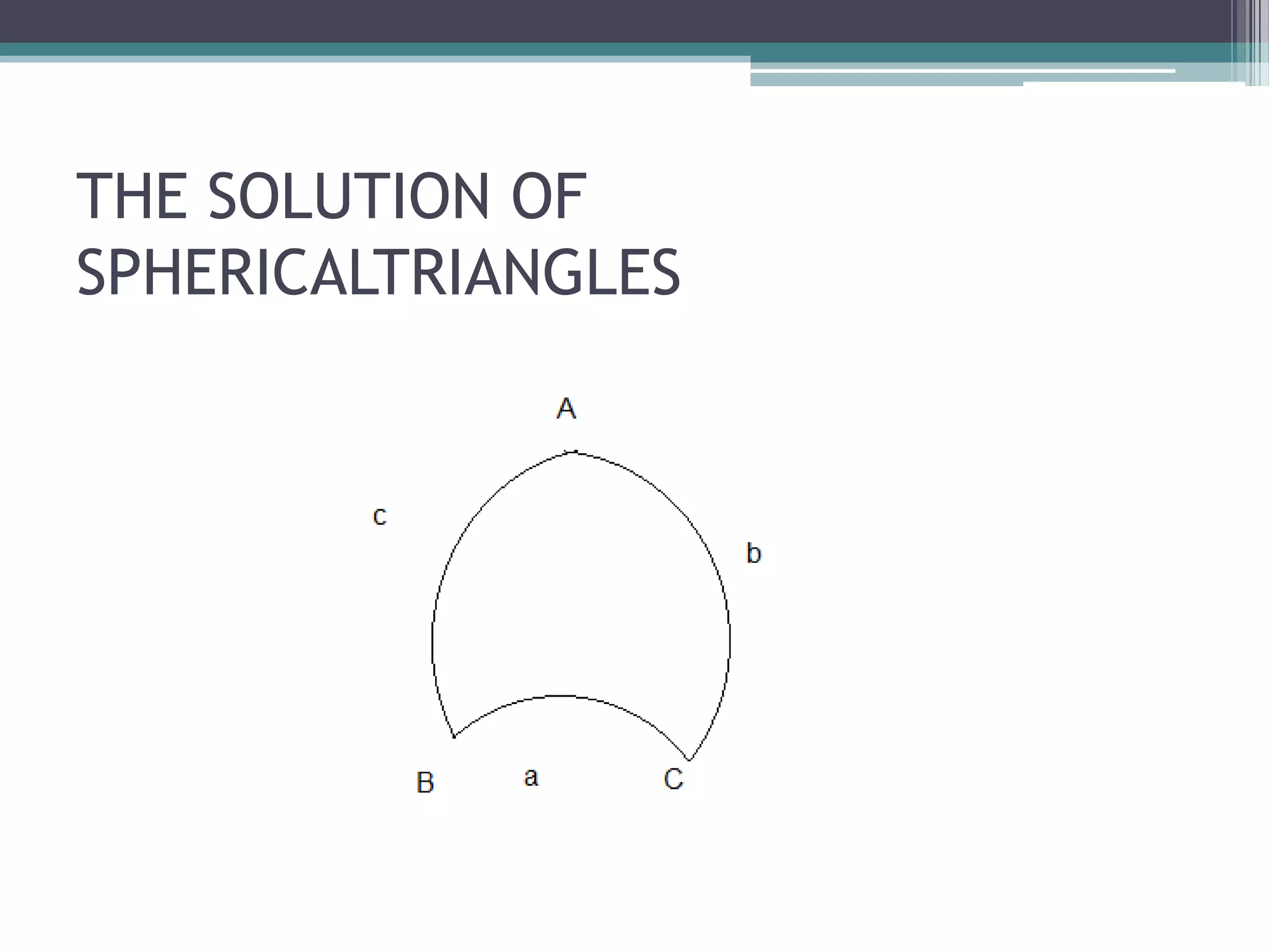 spherical triangles | PPTX
