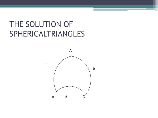 spherical triangles | PPTX