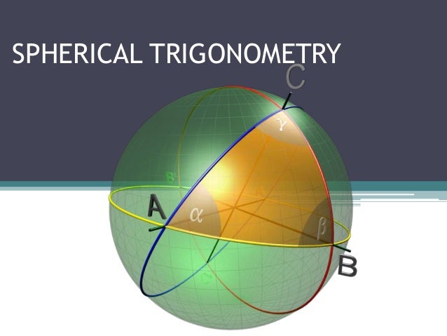 spherical triangles