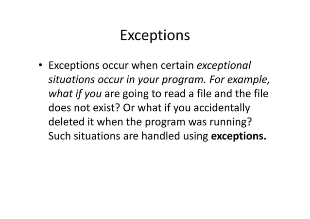 Python - Lecture 9 | PDF