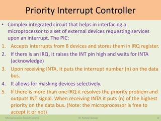 Microprocessors-based systems (under graduate course) Lecture 9 of 9 | PPTX