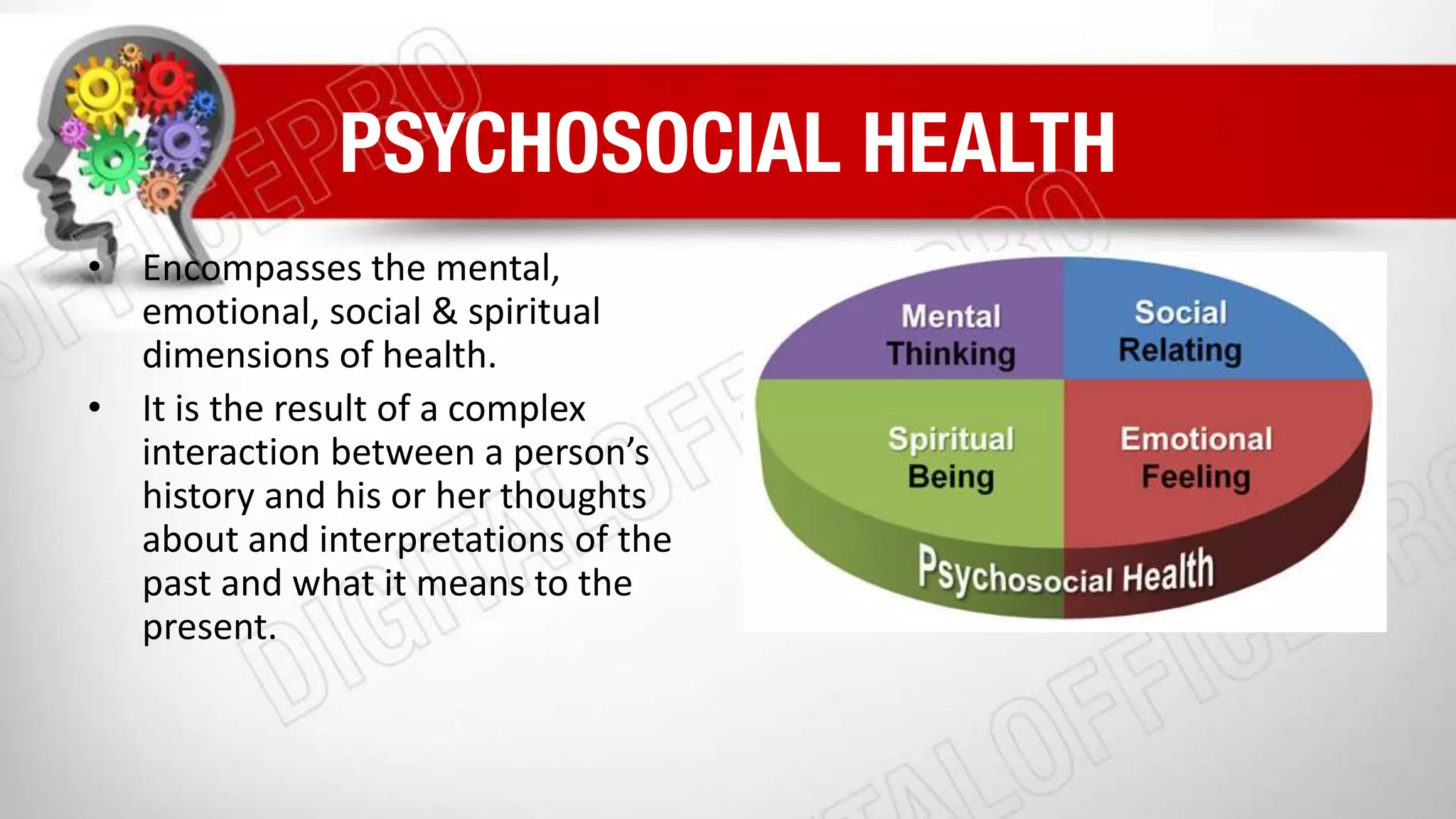 Lecture 9. psychosocial health and stress happiness | PPTX