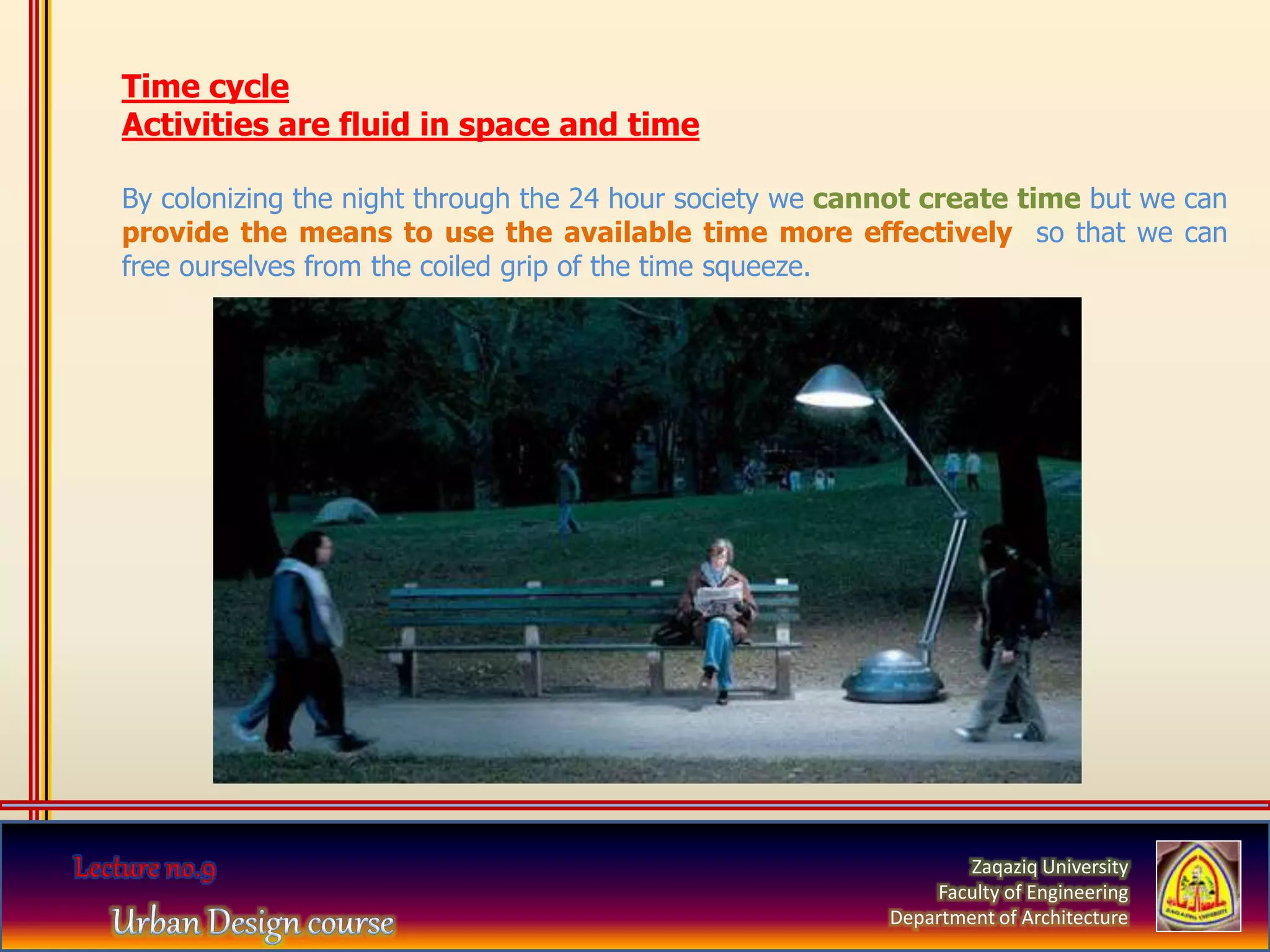 Urban Design - temporal dimension | PPTX