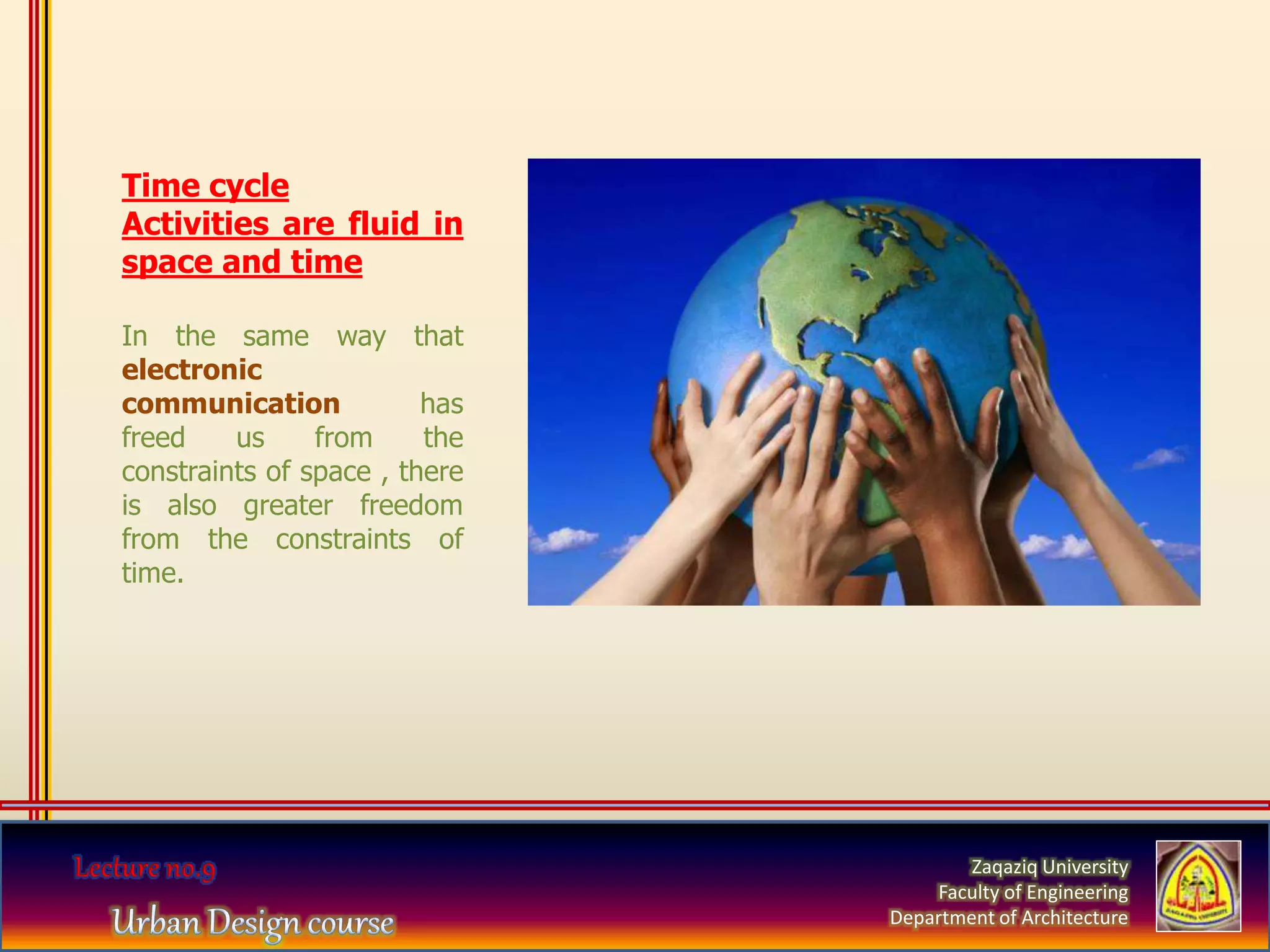Urban Design - temporal dimension | PPTX