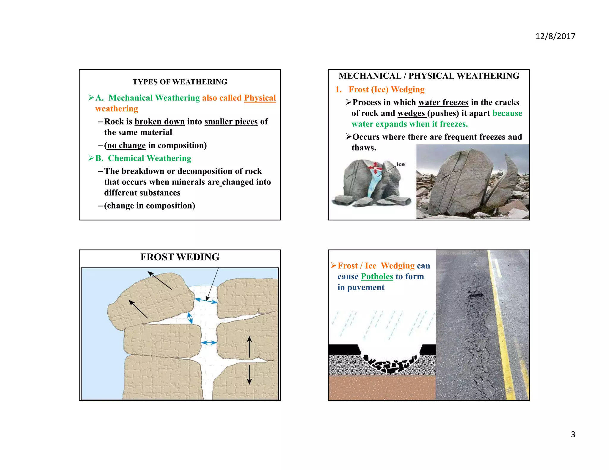 EARTH WEATHERING AND EROSION | PPT
