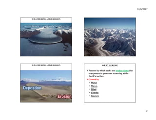 EARTH WEATHERING AND EROSION | PPT