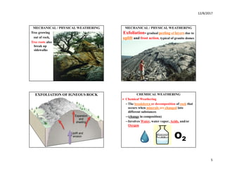 EARTH WEATHERING AND EROSION | PPT