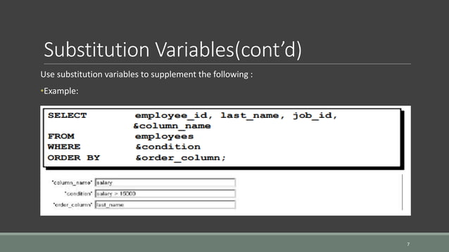 Sql Readable Outputs Oracle Sql Fundamentals Ppt 0253