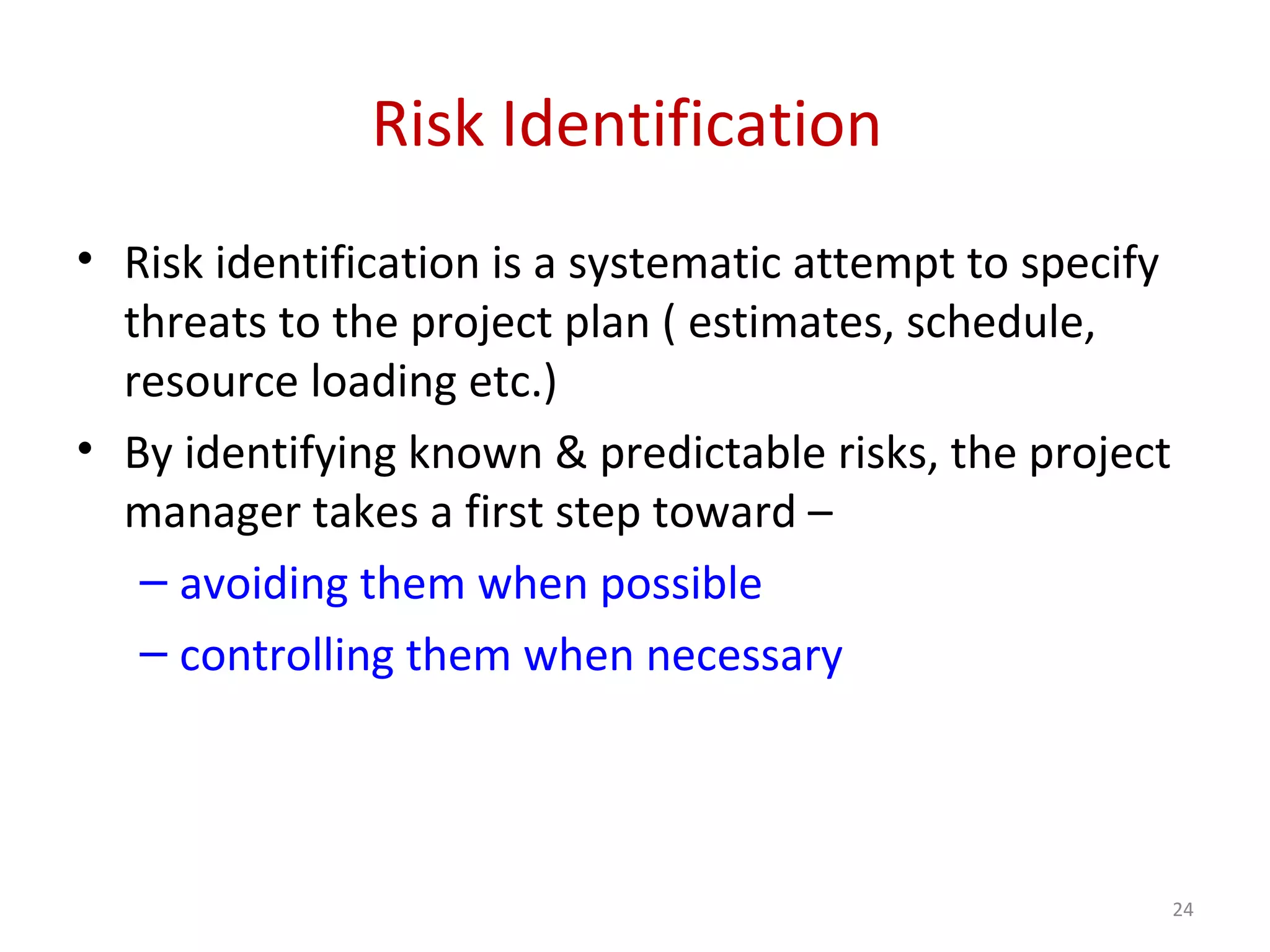 Software Engineering (Risk Management) | PPT