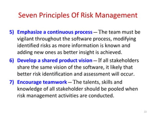 Software Engineering (Risk Management) | PPT