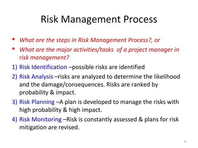 Software Engineering (Risk Management) | PPT | Operating Systems | Computer Software and ...