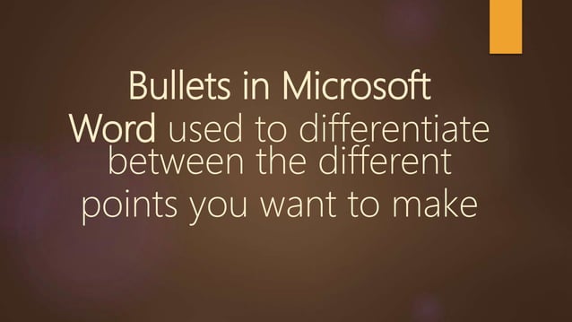 Creating And Modifying Lists In Ms Word Ppt 4484