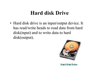 Output Devices • Types of Output Devices • Dual Input– Output Devices | PDF