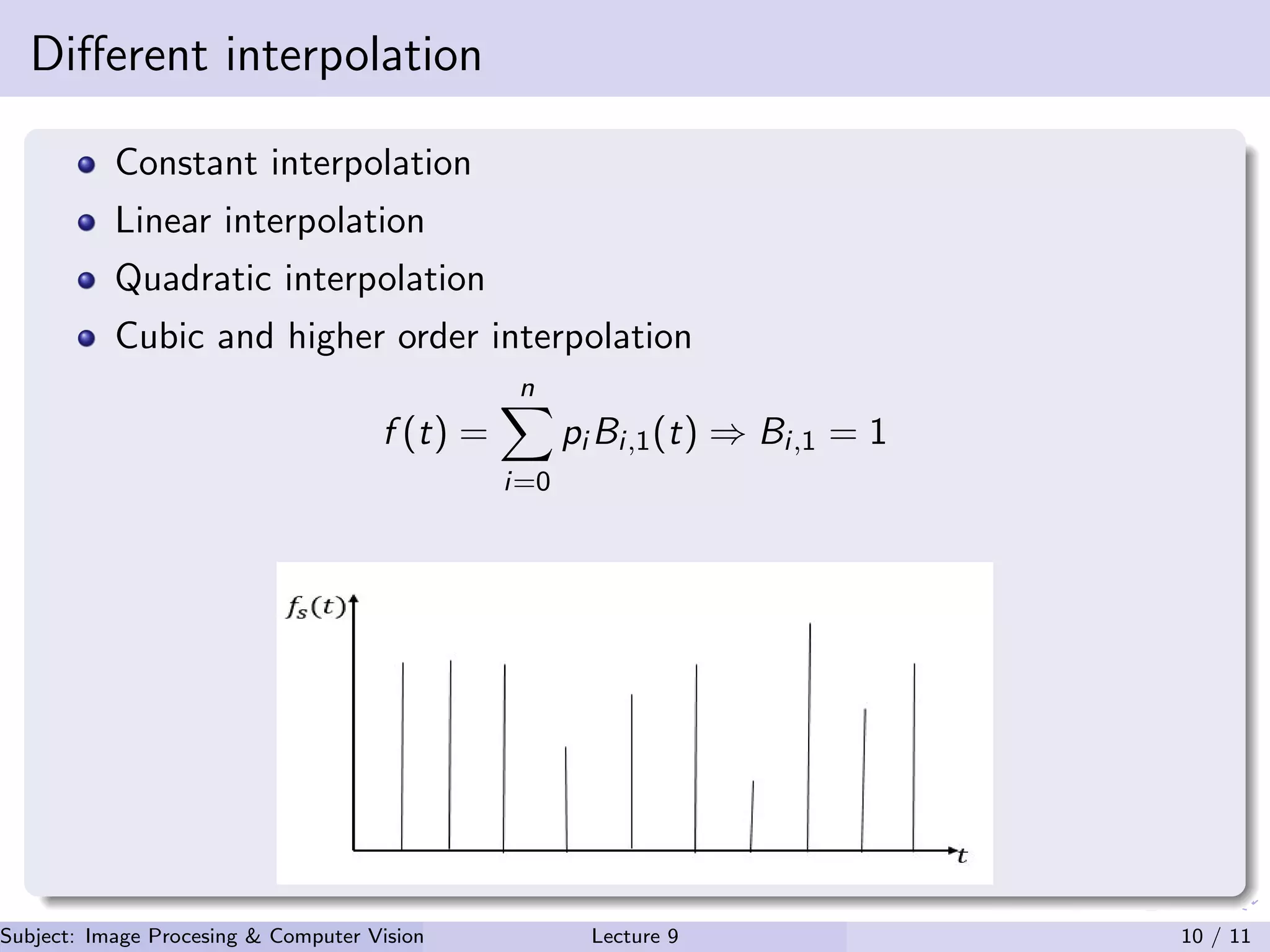 Lecture 9 (Digital Image Processing) | PDF