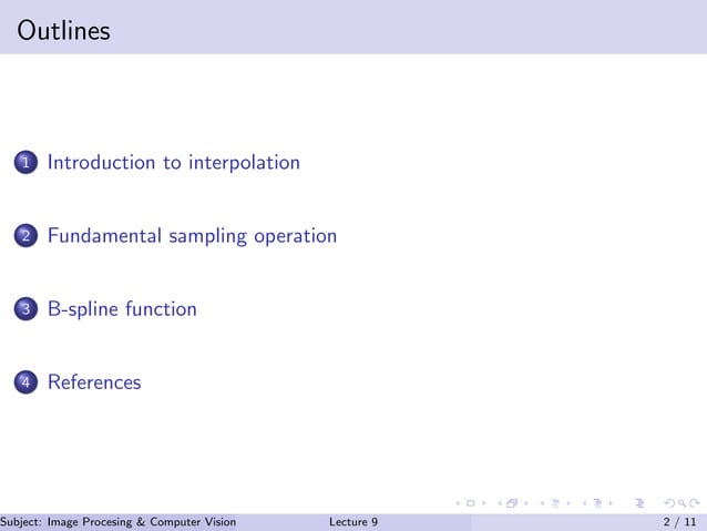 Lecture 9 (Digital Image Processing) | PPT