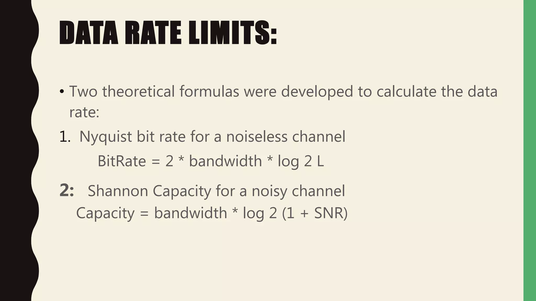 DATA RATE LIMITS | PPTX