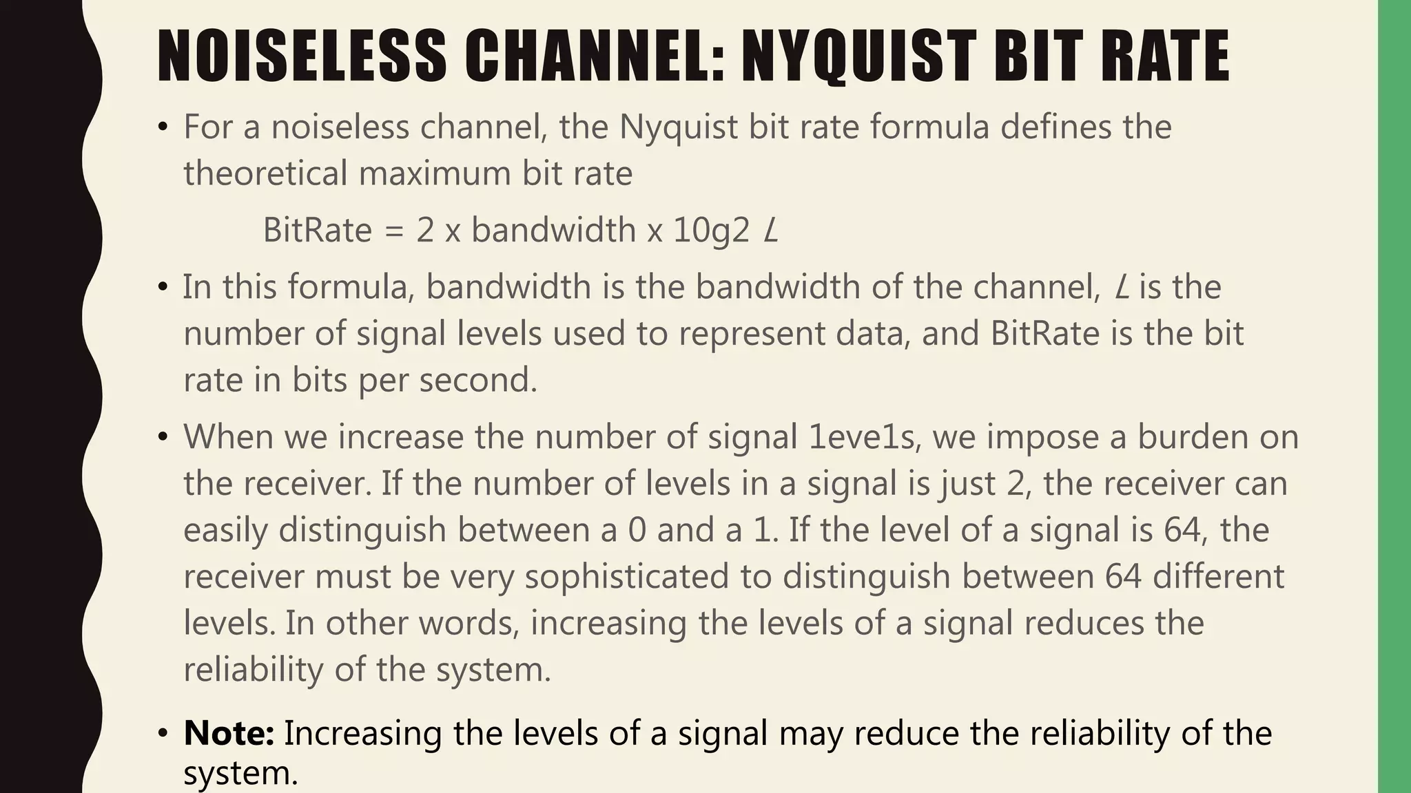 DATA RATE LIMITS | PPTX