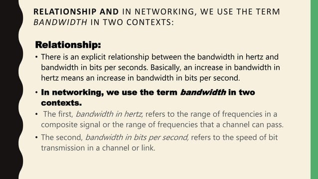 DATA RATE LIMITS | PPTX