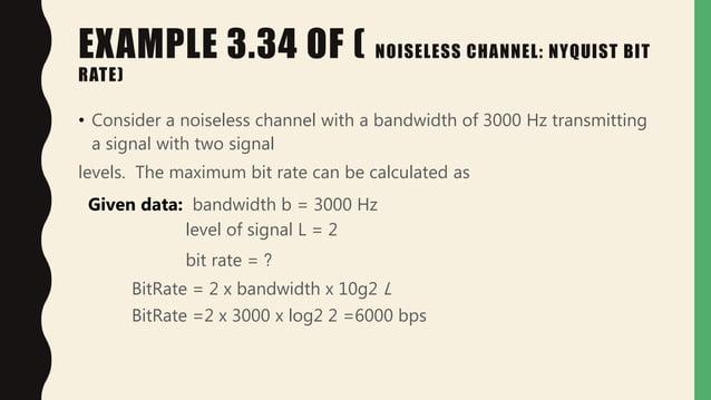 DATA RATE LIMITS | PPTX