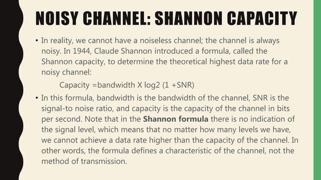 DATA RATE LIMITS | PPTX