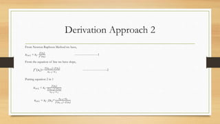 Secant Method | PPTX