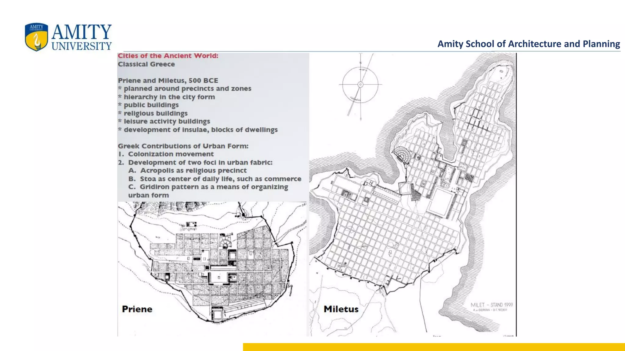 Summarizing Urban Form Urban forms in History Urban forms of a few ...