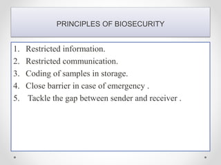 lecture 9.Introduction to Biosecurity | PPTX