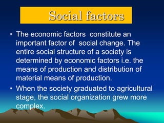 Socio-Cultural Change | PPT