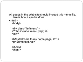 lecture 9.pptx | Web Development | Internet
