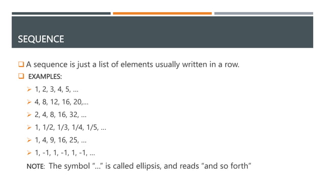 Series in Discrete Structure || Computer Science | PPT