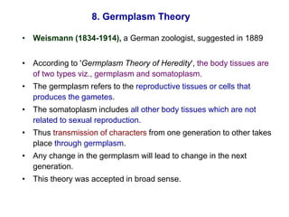 PRE MENDELIAN IDEAS ABOUT HEREDITY- VAPOUR THEORY | PPT