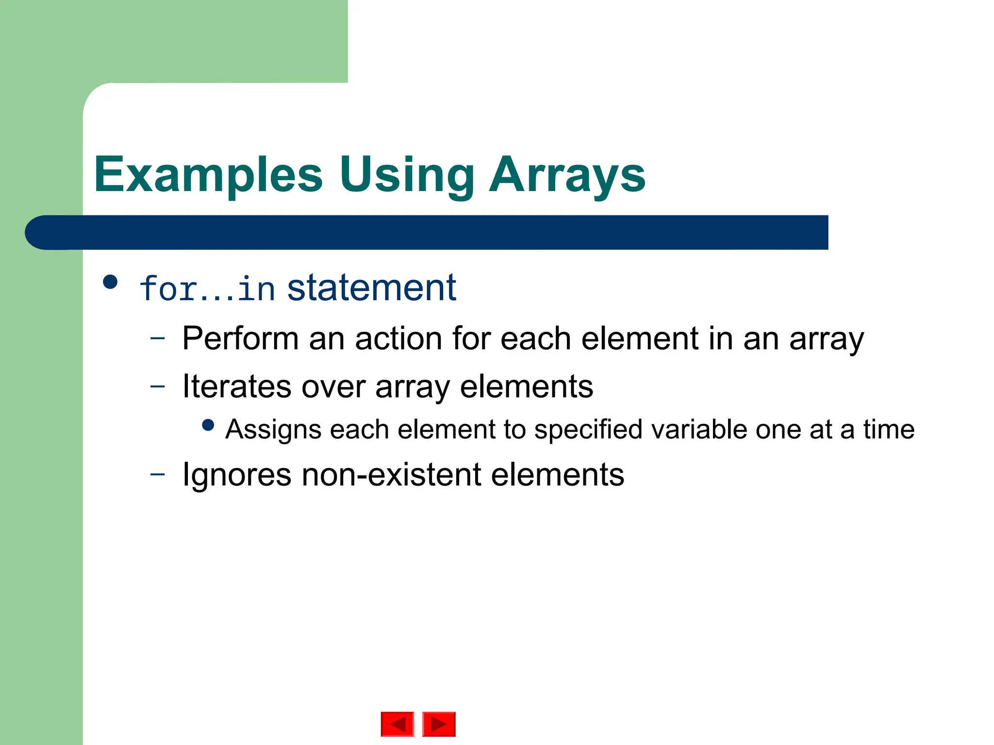 Ajava Arrays Topic Brief Explanation Data Ppt Programming Languages Computing