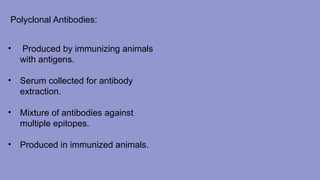 Generation of Antibodies by using different methods | PPT