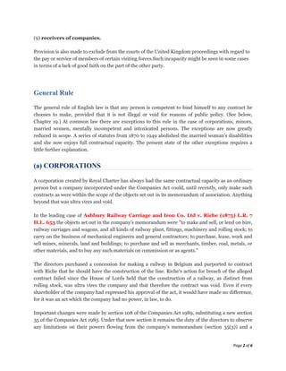 Lecture 9 capacity - notes and cases | DOCX