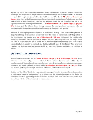 Lecture 9 capacity - notes and cases | DOCX