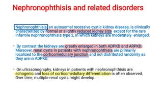 Lecture 9 hereditary cystic diseases of kidny | PDF