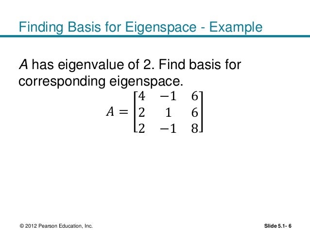 Lecture 9 eigenvalues - 5-1 & 5-2
