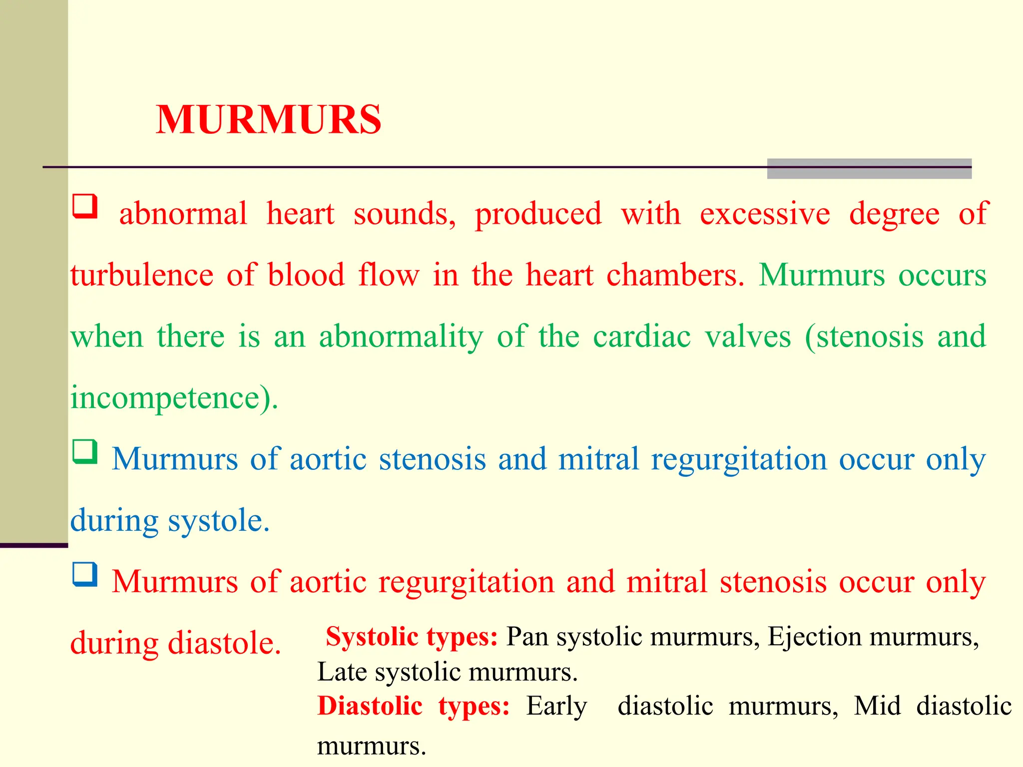 Lecture 9 - Heart sounds Lecture (2012).ppt