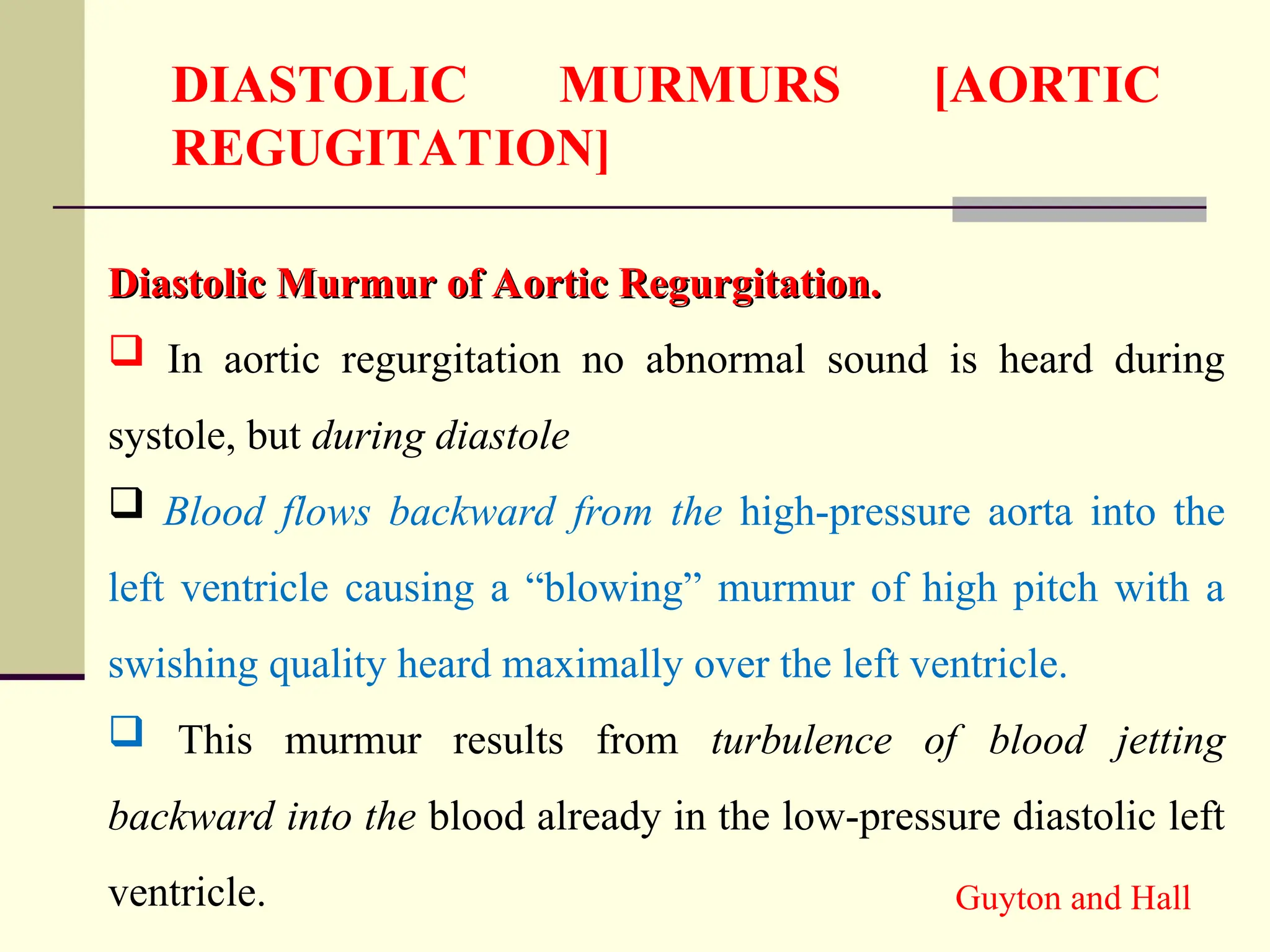 Lecture 9 - Heart sounds Lecture (2012).ppt