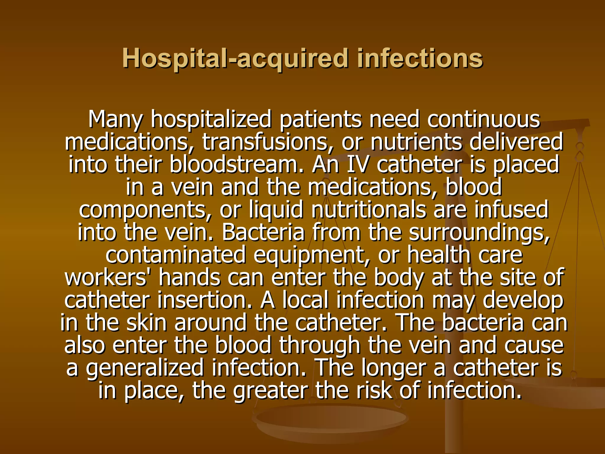 Lecture 9. hospital aquired infection | PPT