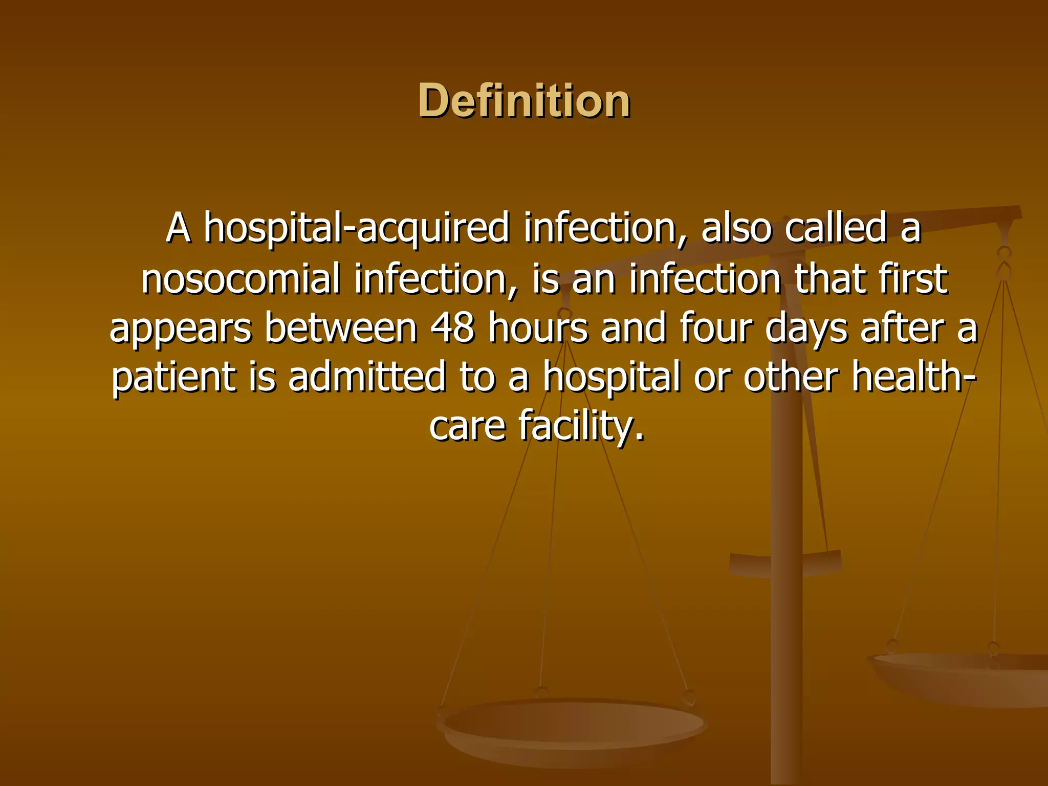 Lecture 9. hospital aquired infection | PPT